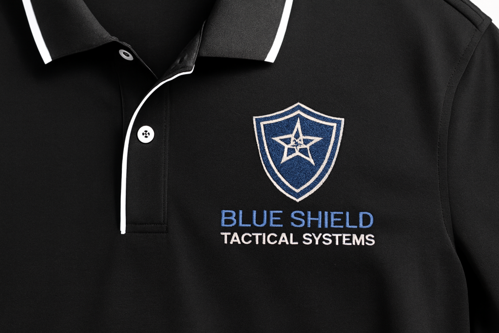 Polo Style Dry-Fit Instructor Shirt - Blue Shield Tactical Systems